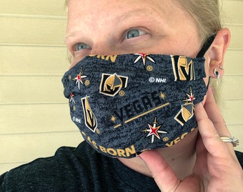Vegas Golden Knights Mask - Etsy