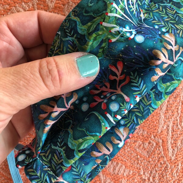 Coral Face Mask - Etsy