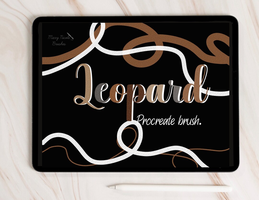 Procreate Brush | Procreate Leopard Print Brushes | Procreate Brush ...