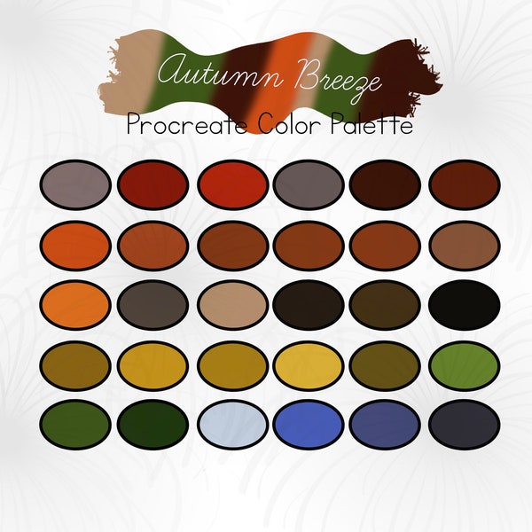Procreate Color Palette Sea Life Color Palette Digital Art Color