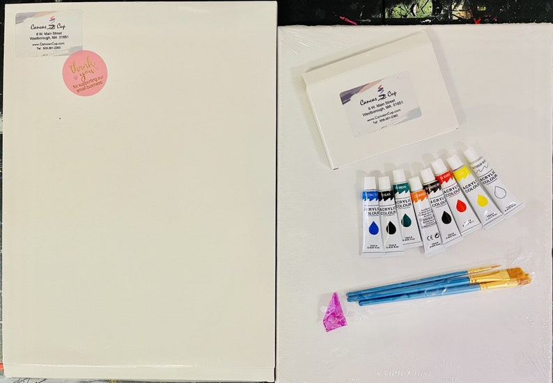 Paint at Home Kit (2 Pack) - Beach Light House - Full Kit & Video - Etsy