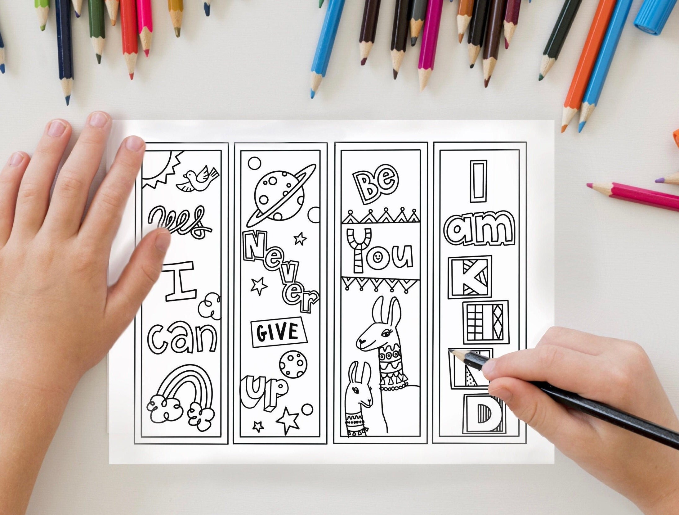 Back to School Bundle Coloring Pages and Bookmarks - Etsy