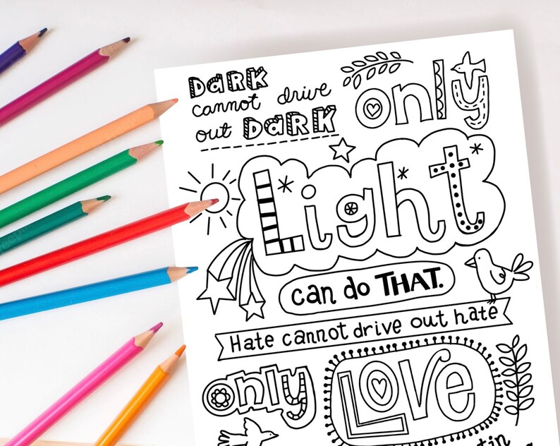 Black History Coloring Page Bundle- Martin Luther King, Jr. Harriet ...