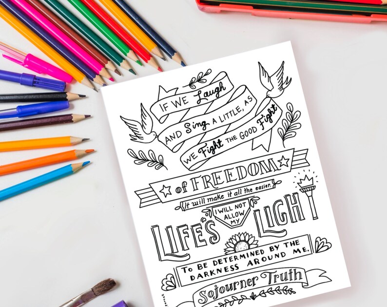 Black History Coloring Page Bundle- Martin Luther King, Jr. Harriet ...