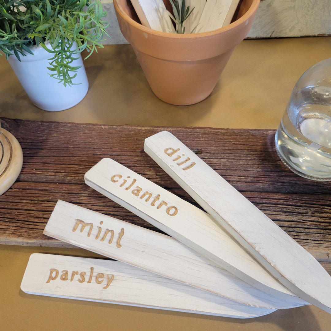 Personalized Chunky Handmade Farmhouse Garden Markers - Etsy