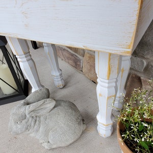 20" Wooden Farmhouse Patio Planter, Cottage Planter, Handmade Rustic ...