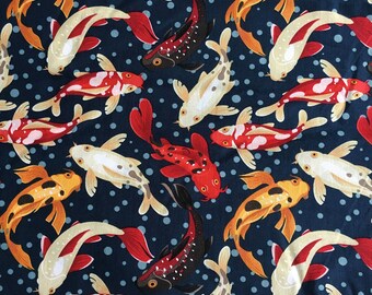 Koi Fish Fabric | Etsy