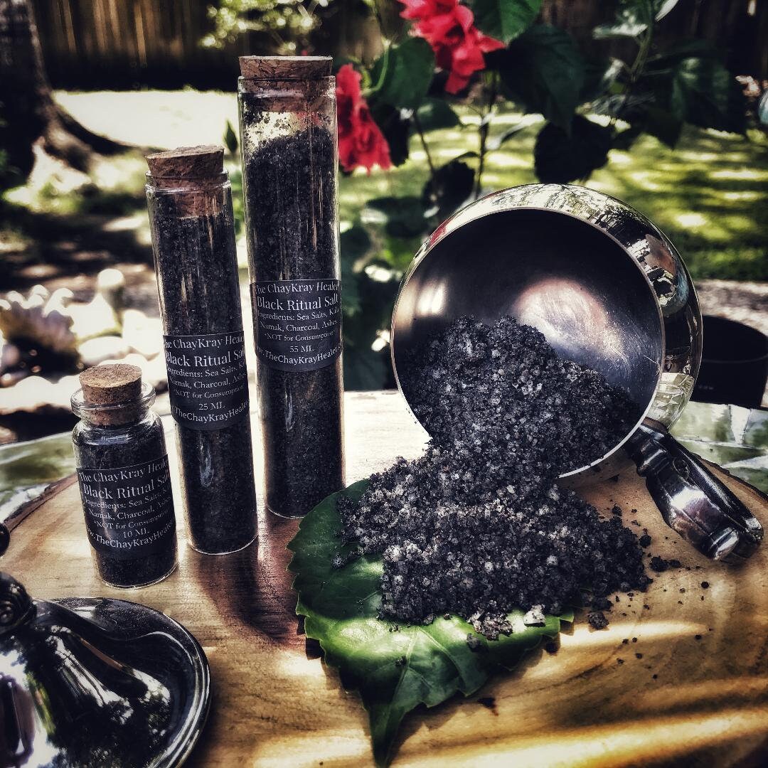 Black Ritual Salt: Protection, Banishment, Cleansing, Purifying - Etsy