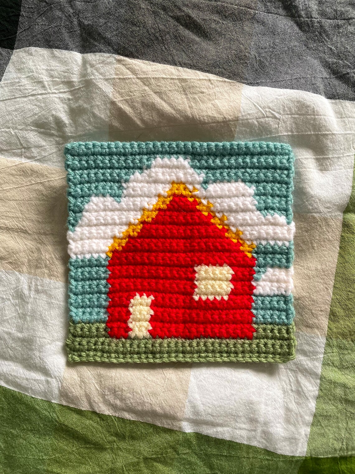 PDF PATTERN: Sunny Days Triptych Digital Crochet Tapestry - Etsy UK