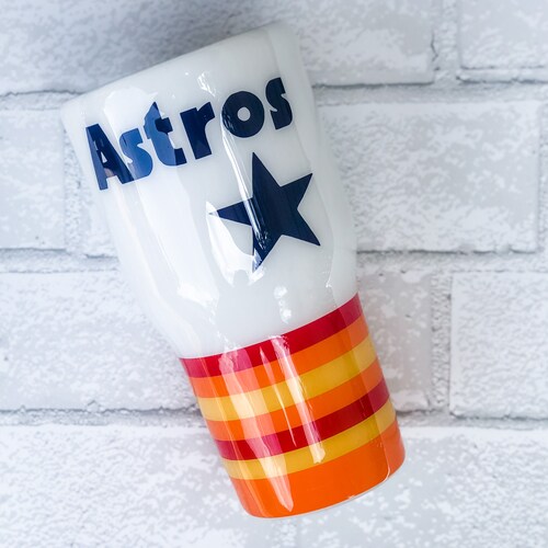 Houston Astros Tumbler Yeti Cup Stainless Steel Tumbler - Etsy