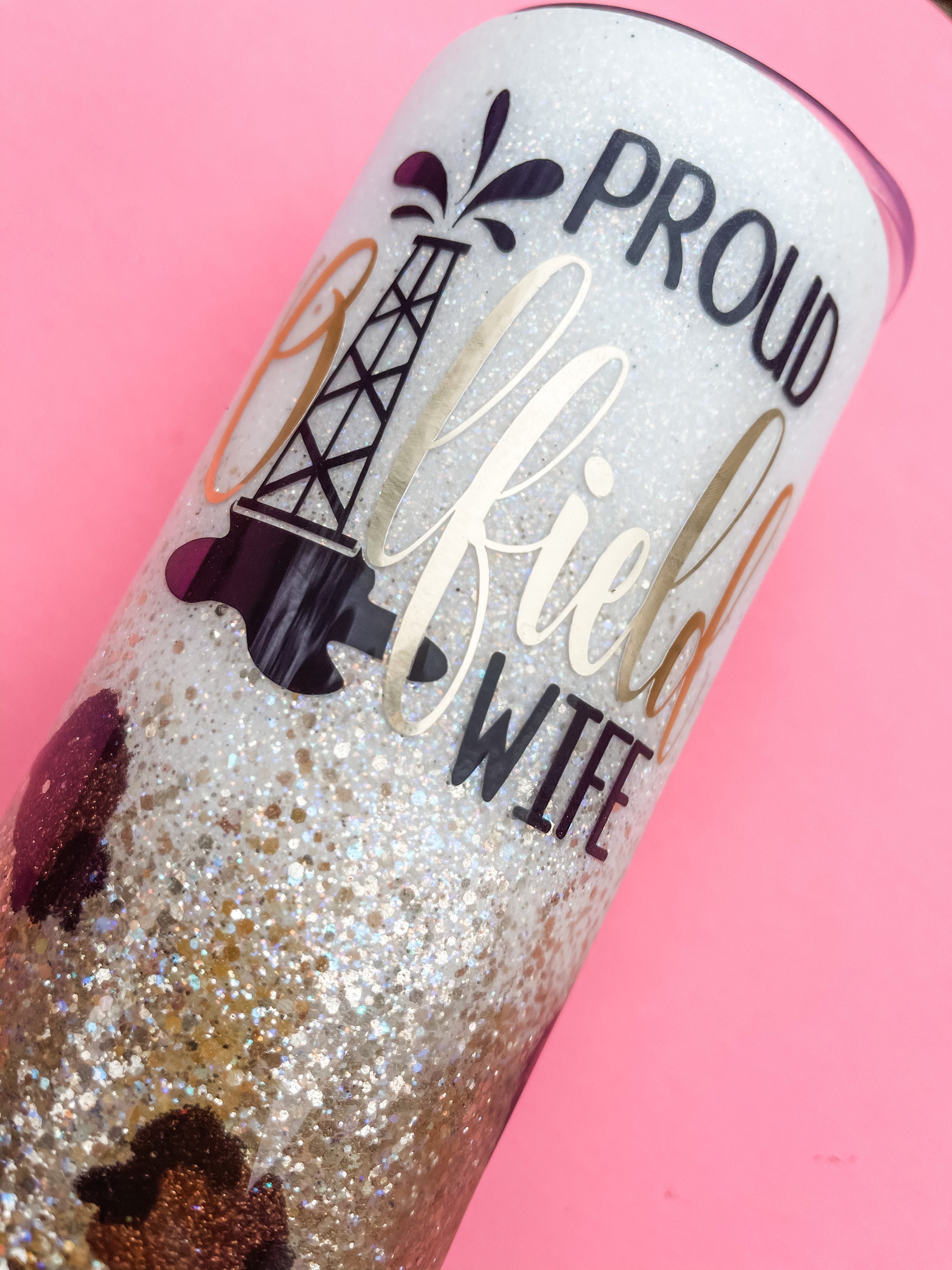 Oilfield Wife Tumbler, Leopard Oil Wife Cup, Oilfield Wife Life - Etsy