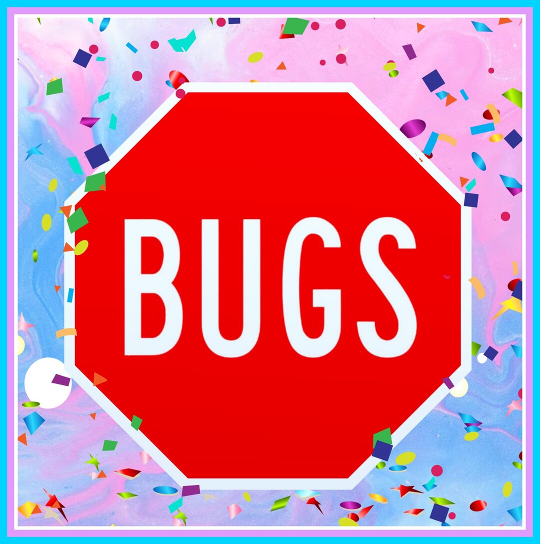 2.5" BUGS Stop Sign Vinyl Sticker // Decal, Entomology, Insects - Etsy