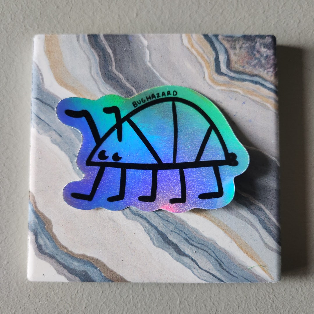 Holo Isopod Sticker Roly Poly Pill Bug Vinyl Funny Decal - Etsy