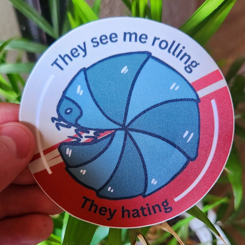 Pill Bug Vinyl Sticker - Etsy