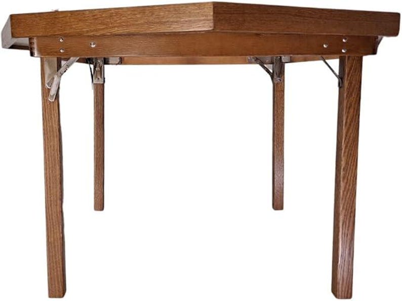 Kestell #85 Folding Leg Oak Poker Table - Designed by Maine Home ...