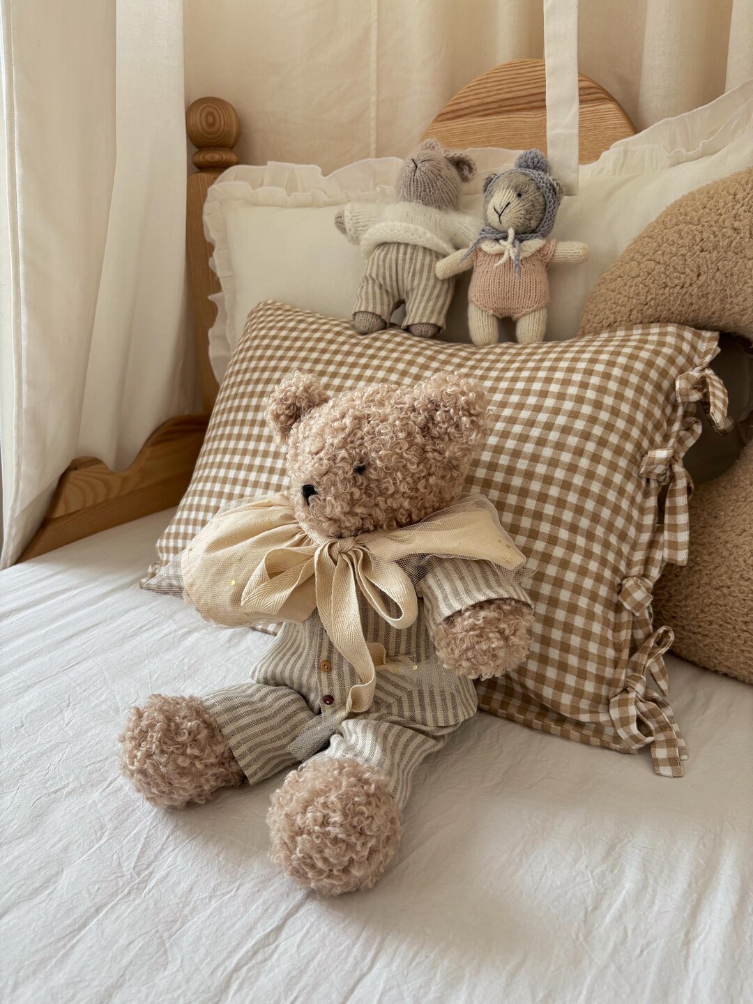Baby’s First Soft Toy, Soft Bear, Newborn Gift, Furry Bear , Cute Toy ...