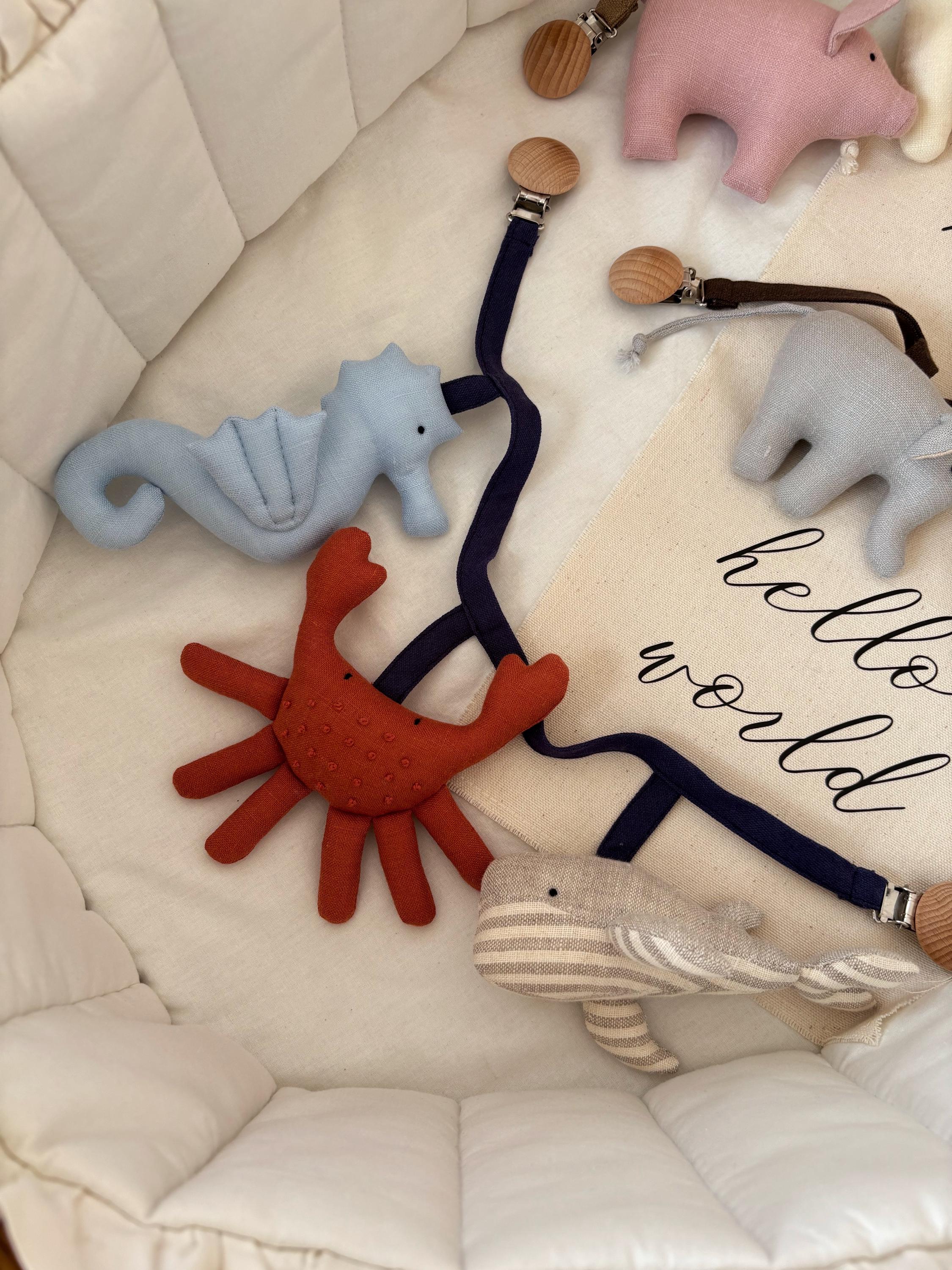 Stroller Toy, Pram Toy, Pram Garland, Stroller Chain , Sea, Safari ...