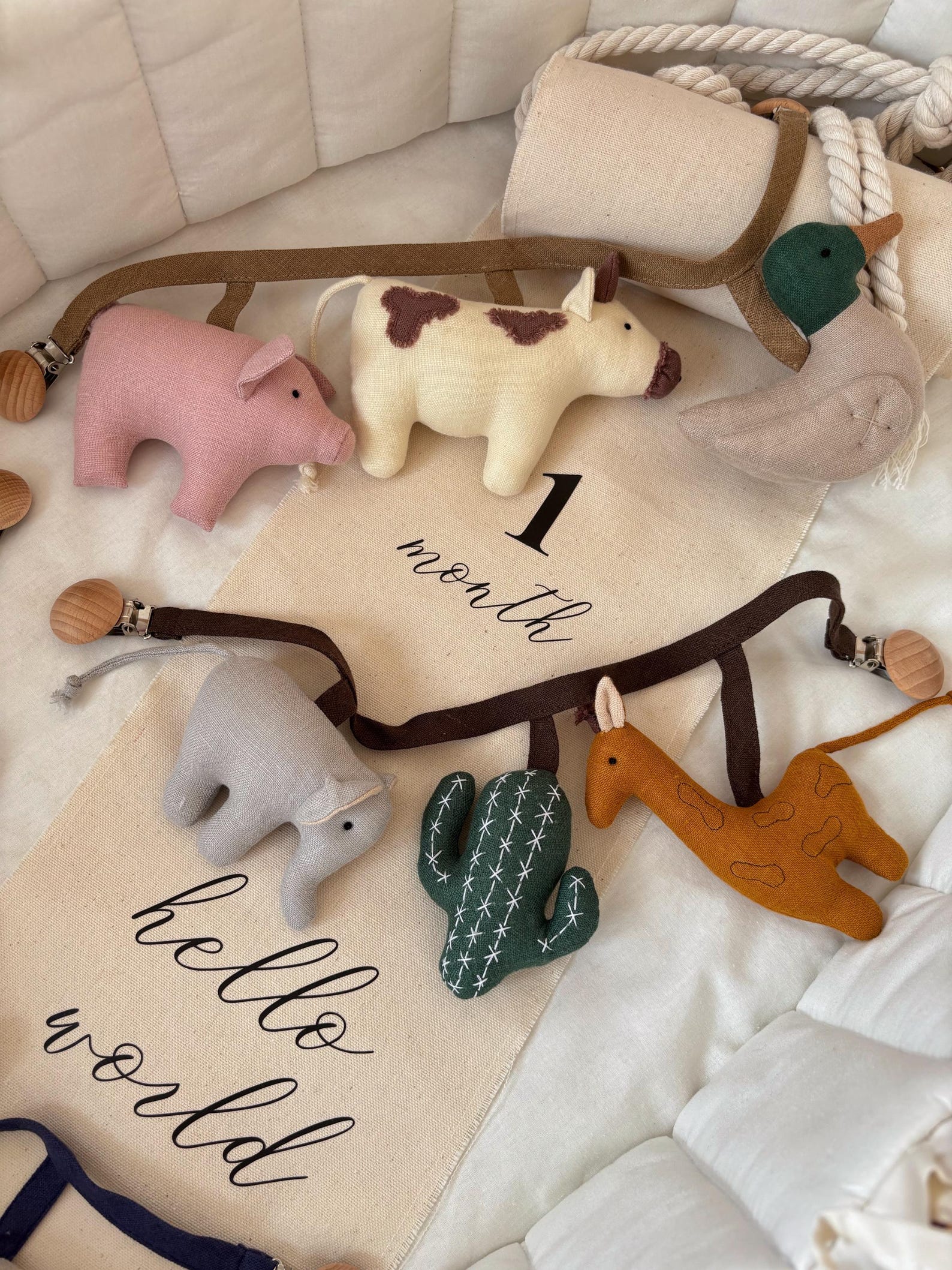 Stroller Toy, Pram Toy, Pram Garland, Stroller Chain , Sea, Safari ...