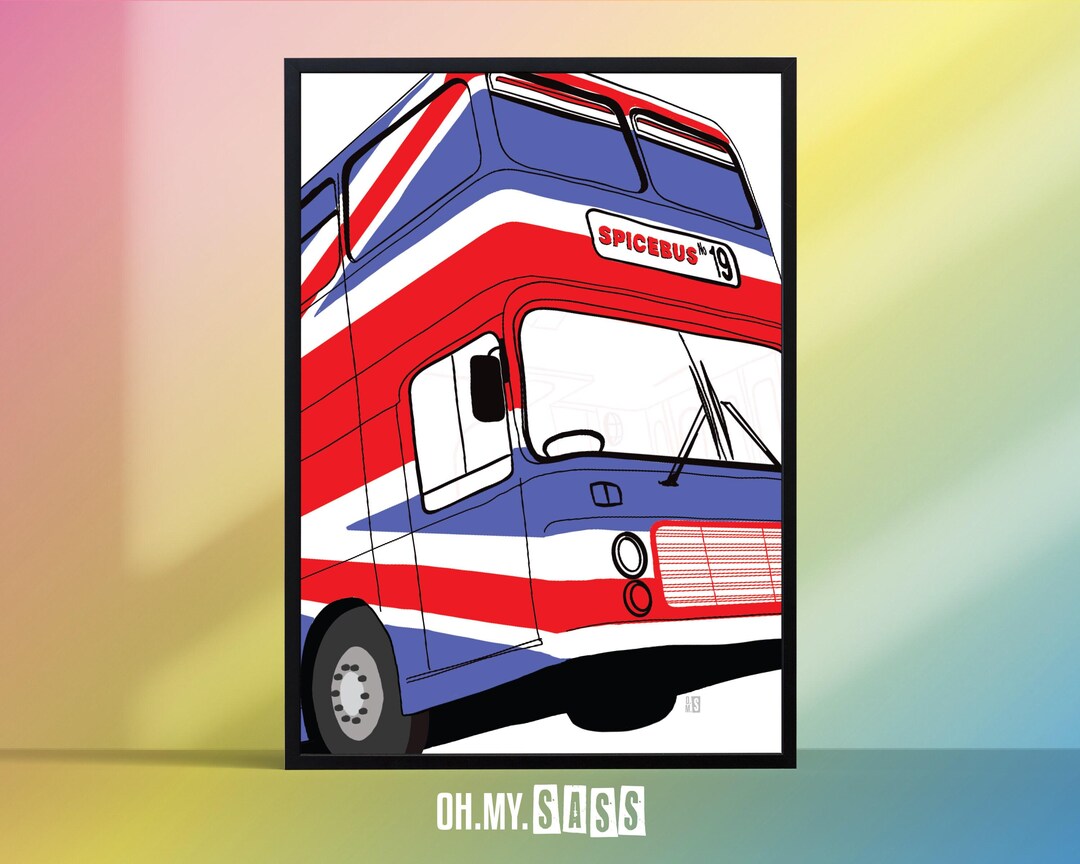 Union Jack Bus | 90's Nostalgia Girl Group | British Music Film Poster ...