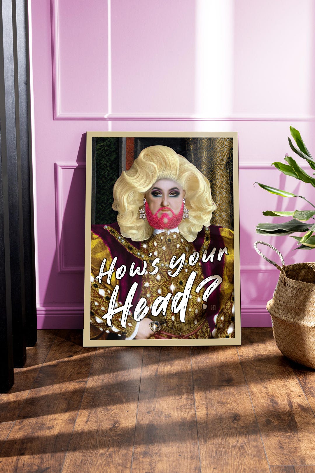 Henry VIII Altered Art Print | History Tudors Gay Pride LGBTQ+ Poster ...