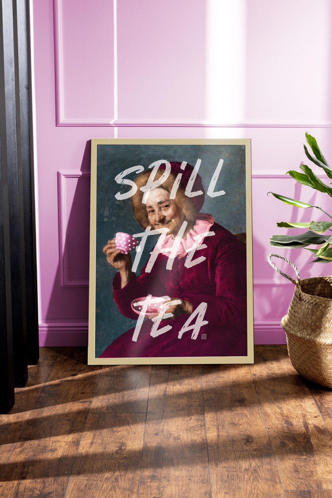 Funny Portrait Maximalist Print | Home Kitchen Poster | Rupaul Drag ...