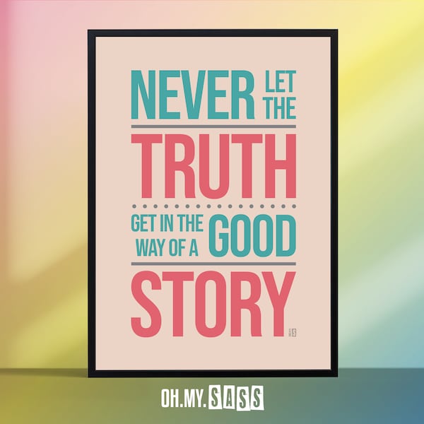 Truth Poster Set - Etsy