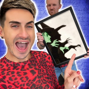 Wizard of Oz Wicked Witch of the West Print | Elphaba | Yellow Brick ...