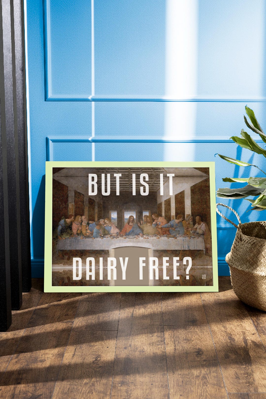Funny Dairy Free Last Supper | Jesus Vintage Painting | Humourous ...