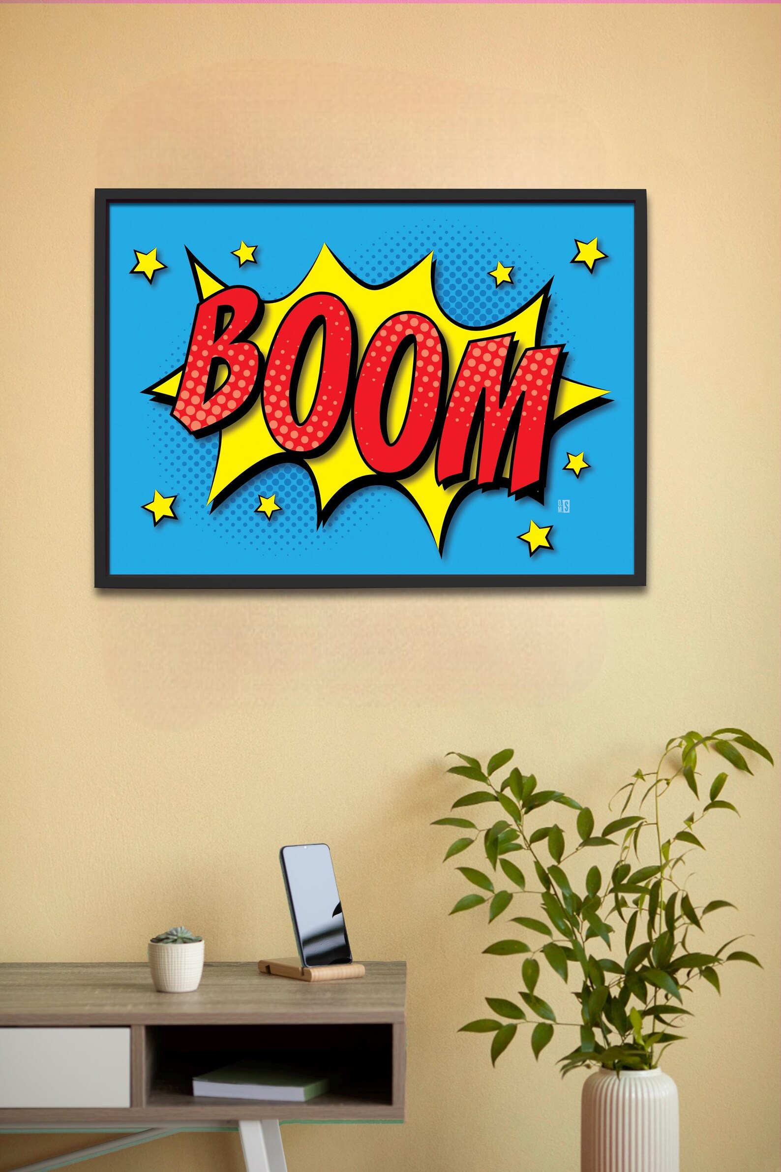 Comic Book Pop Art Superhero Words | Kapow Wow Boom Sassy | Cool Kids ...