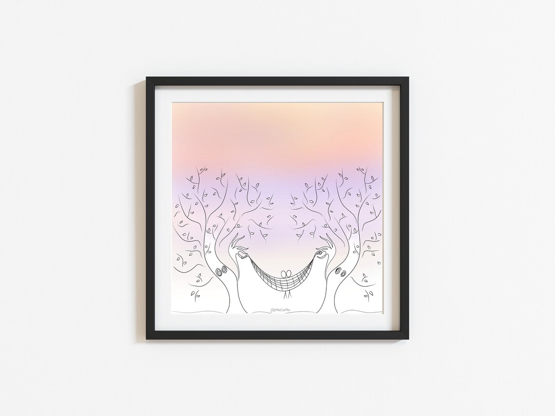 Spooky Romance - Art Print | Wall Art | Wall Decoration| Minimalist Art ...