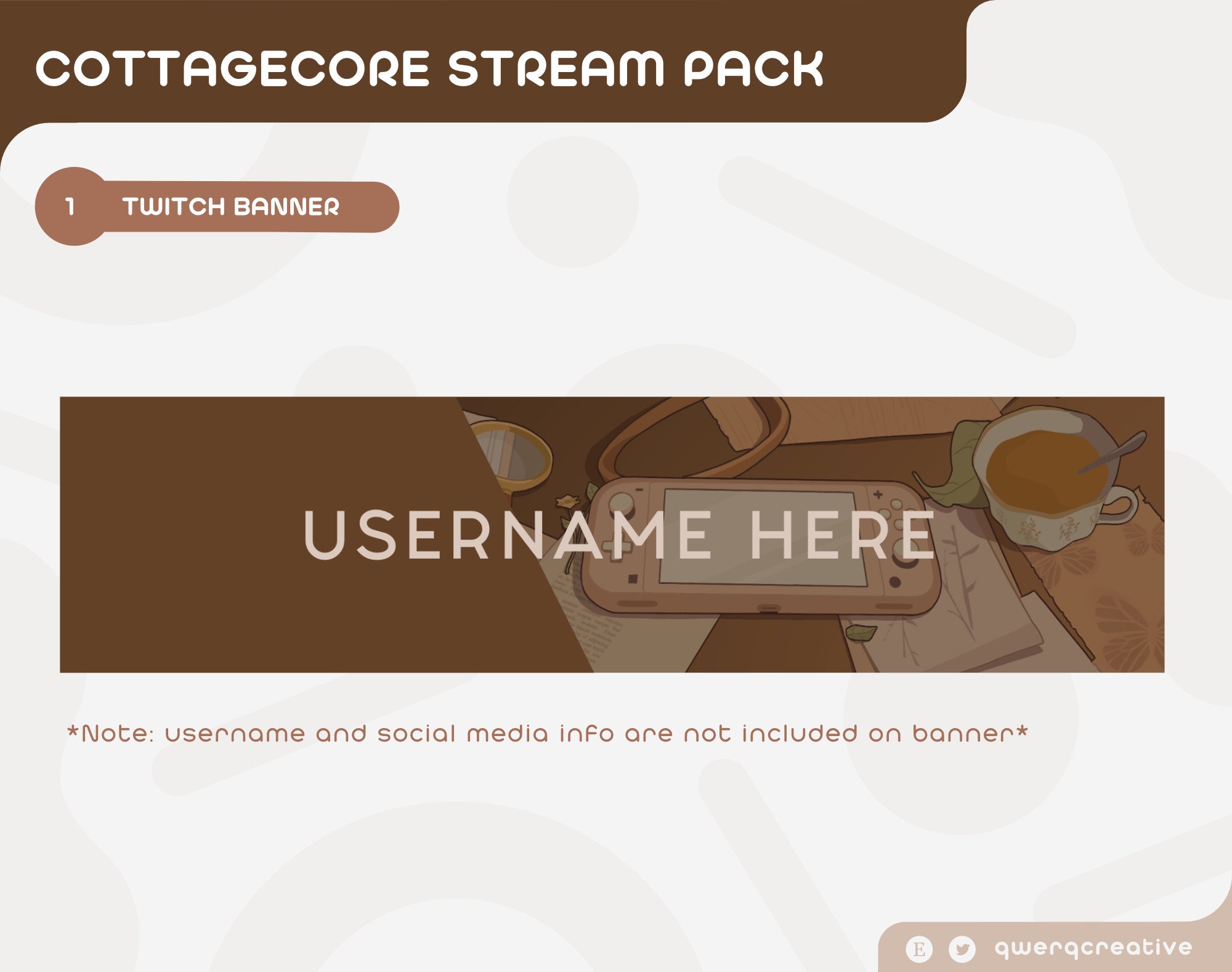 ANIMATED Cottagecore Stream Package Customizable Animated - Etsy UK