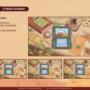 ANIMATED Farming Sim Stream Package | Autumn | Customizable | Animated ...