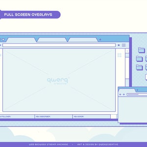 ANIMATED Browser Stream Package | Customizable | Pastel | Kawaii ...