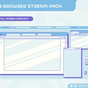 ANIMATED Browser Stream Package Customizable Pastel - Etsy