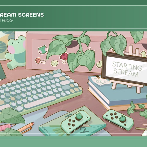 Animated Cozy Gaming Room Twitch Stream Screens Aesthetic - Etsy