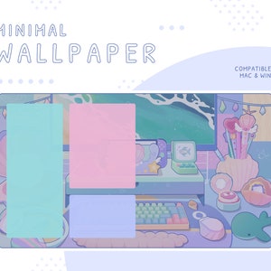 Magical Ocean Desktop Organiser | Wallpaper Set | Underwater Theme ...