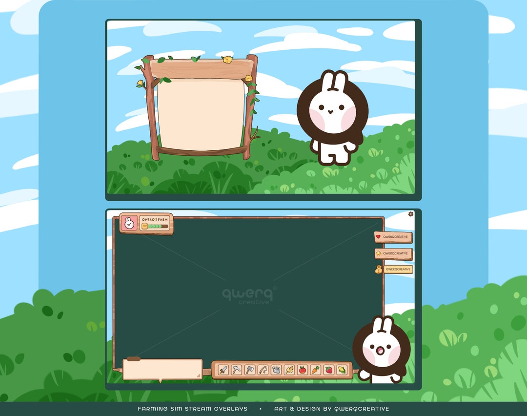 Customizable Stream Overlay Farming Sim Twitch Overlay - Etsy