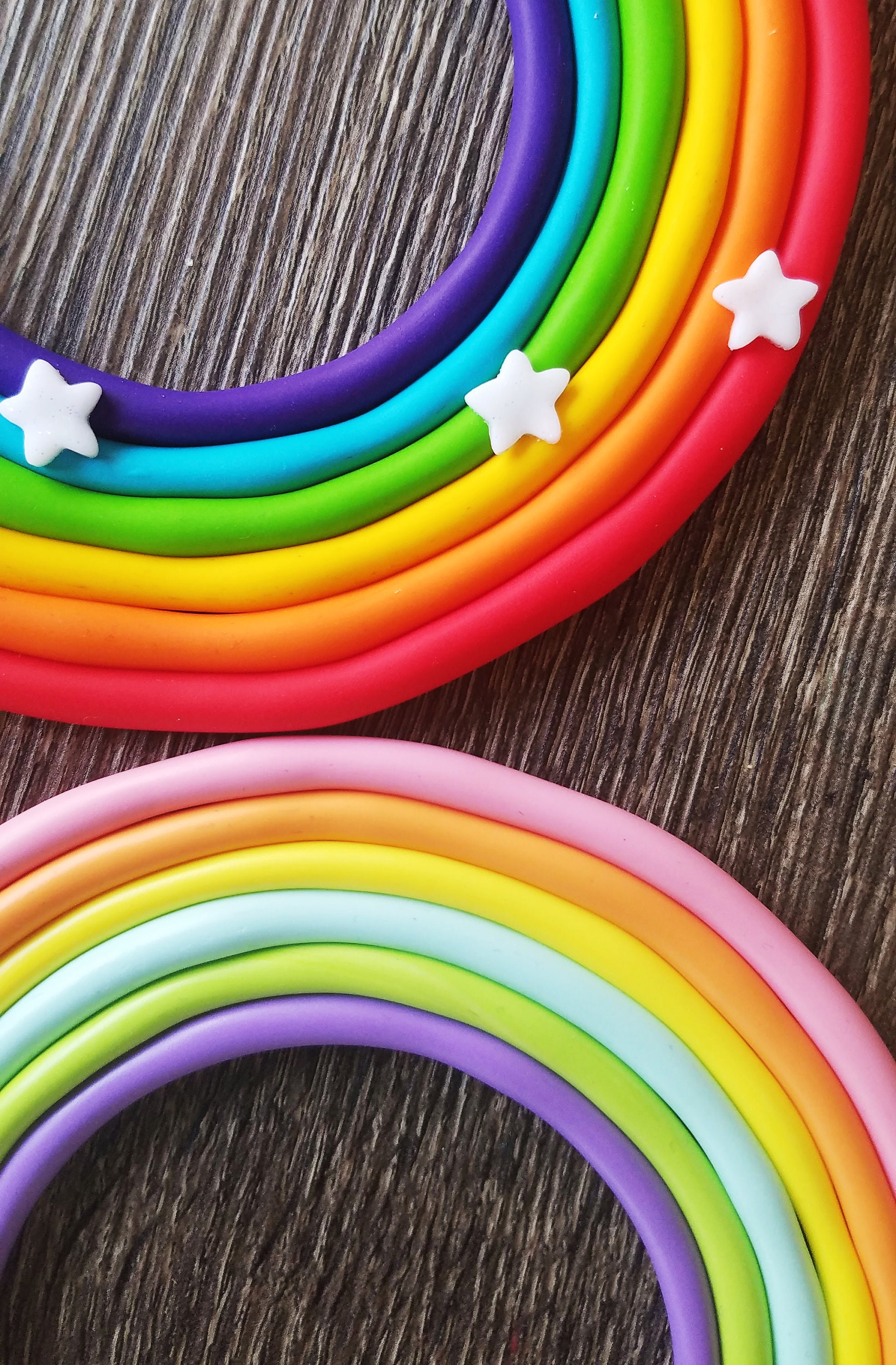 Rainbow Bundle CAKE TOPPER RAINBOW & Rainbow Numbers - Etsy