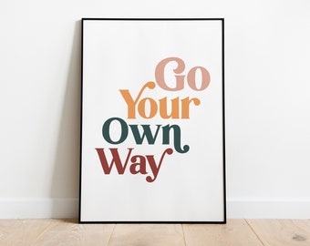 Go Your Own Way | Etsy