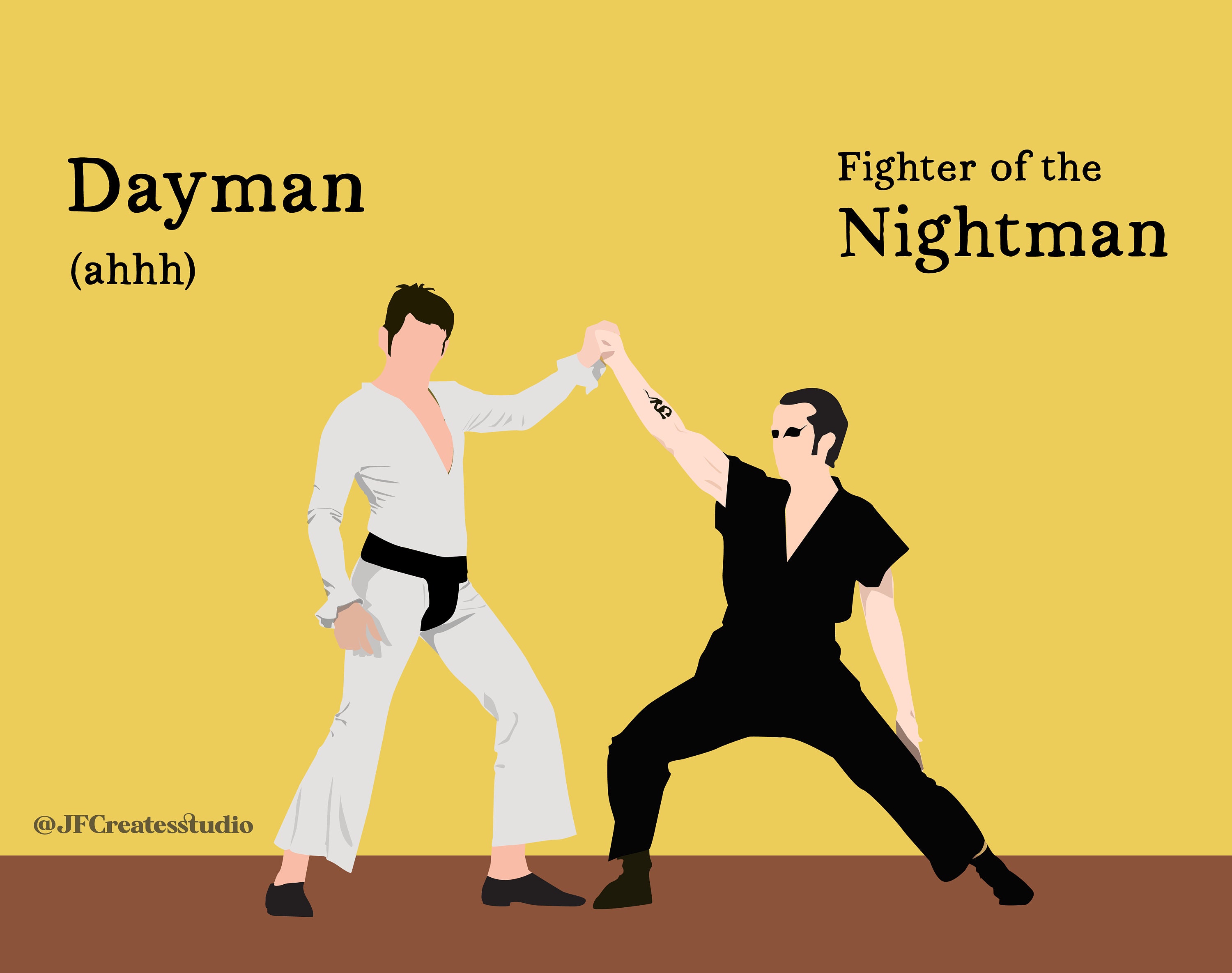Wall Art Minimalist Illustration the Nightman Cometh Its - Etsy