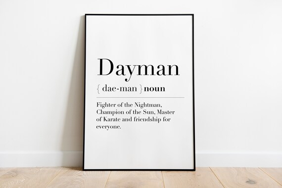 Wall Art Dayman Definition It's Always Sunny in | Etsy