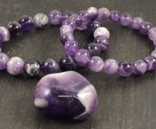 Genuine Amethyst Bracelet for Men or Women 10mm AAA Quality | Etsy