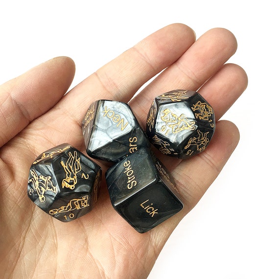 4 Pack Sex Dice Sex Game Dice For Adult Role Playing Dice Etsy