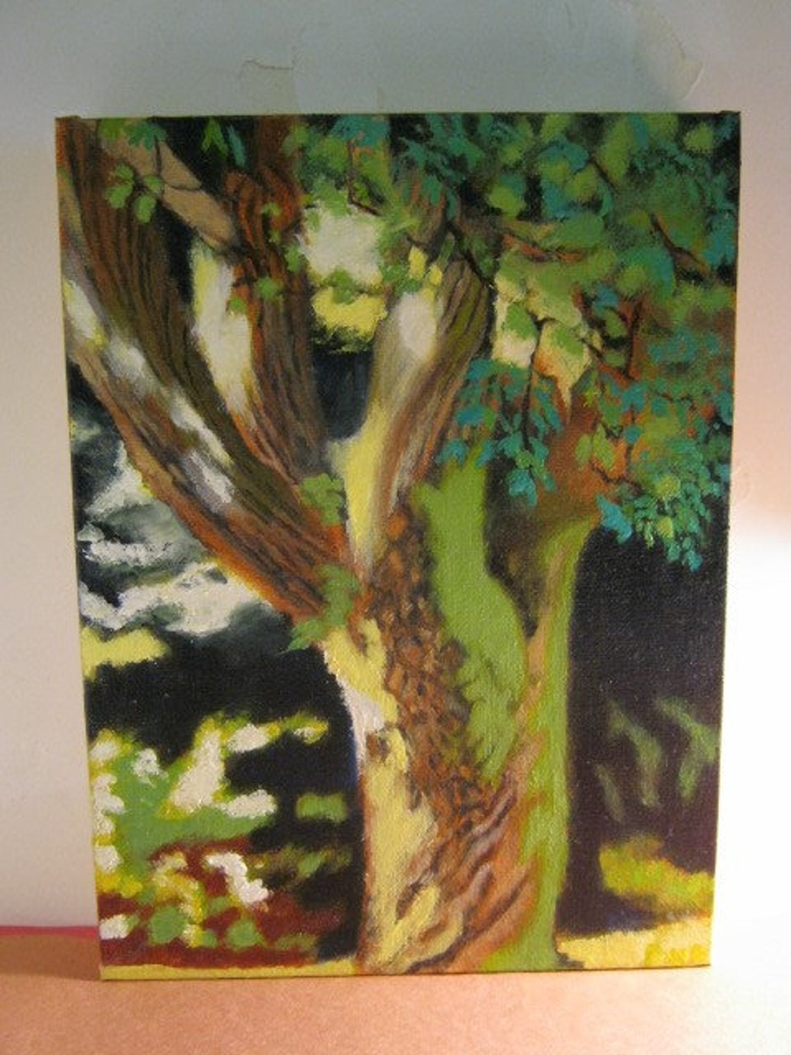 Mossy Tree: an Original Oil Painting - Etsy