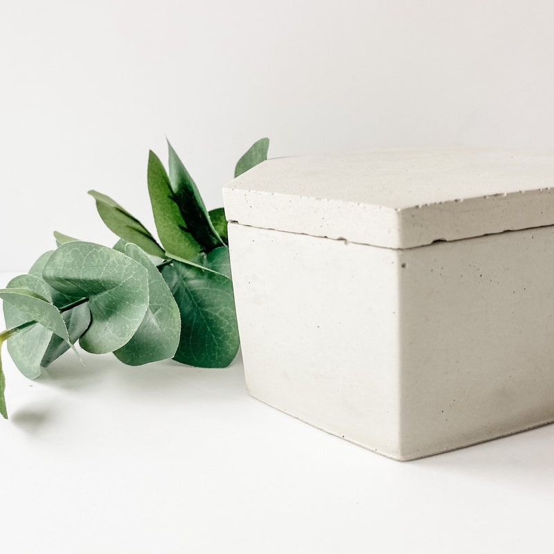 Concrete Box - Etsy