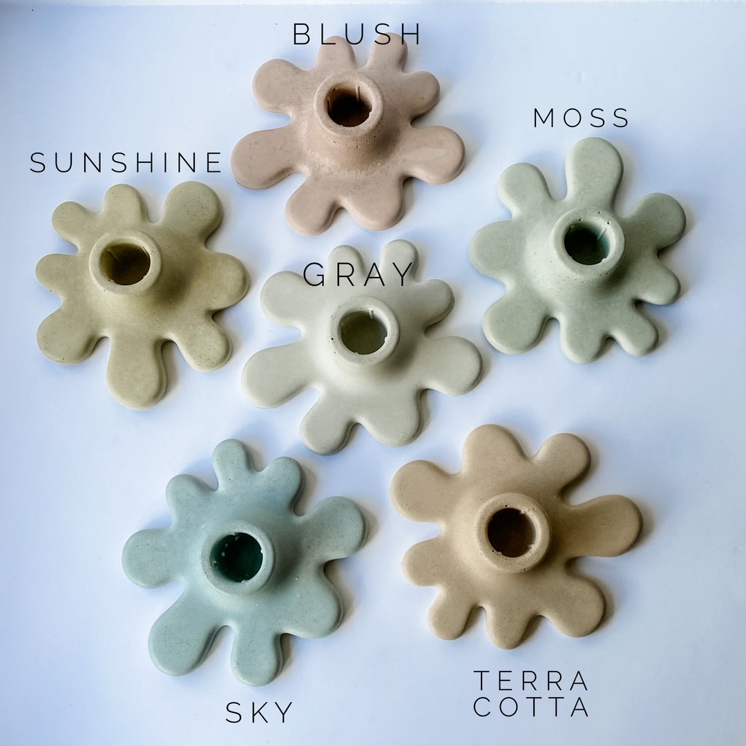 Splat Coaster and Candle Holder Set | Splat Set | Concrete Coaster ...