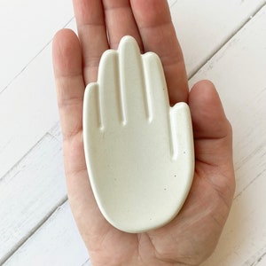 Hand Shaped Jewelry Dish | Ring Dish | Jewelry Storage | Handprint ...
