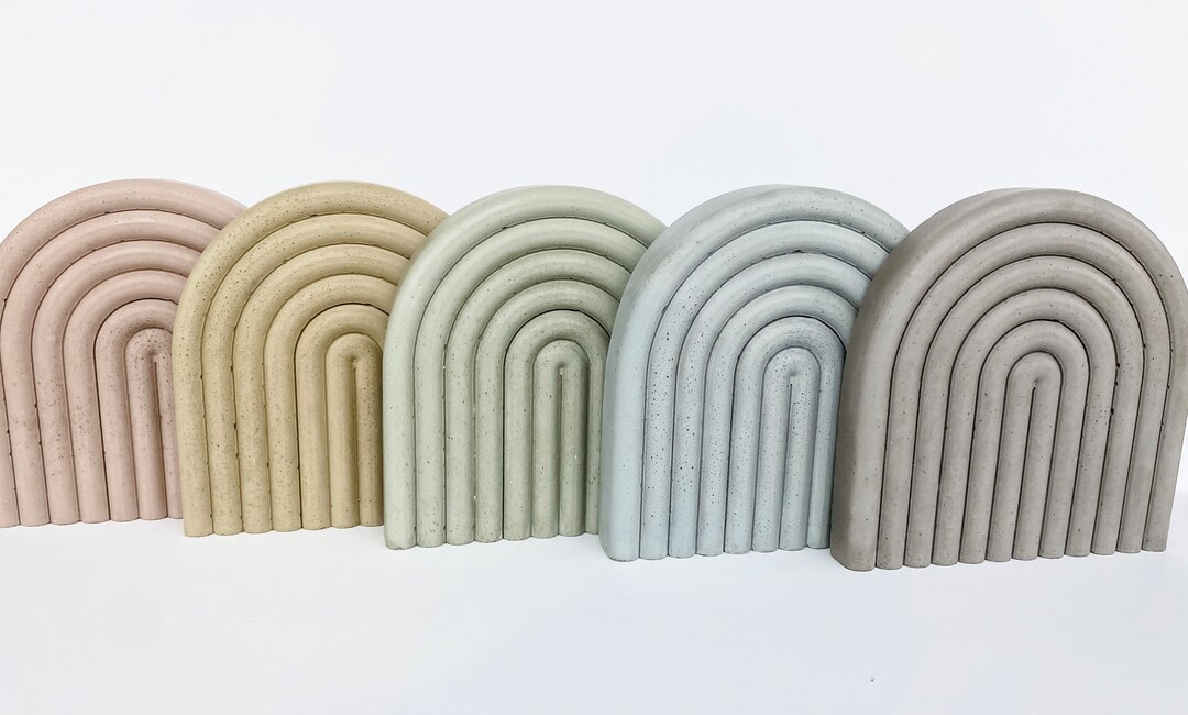 Bubble Rainbow | Rainbow Decor | Concrete Home Decor | Concrete Rainbow ...