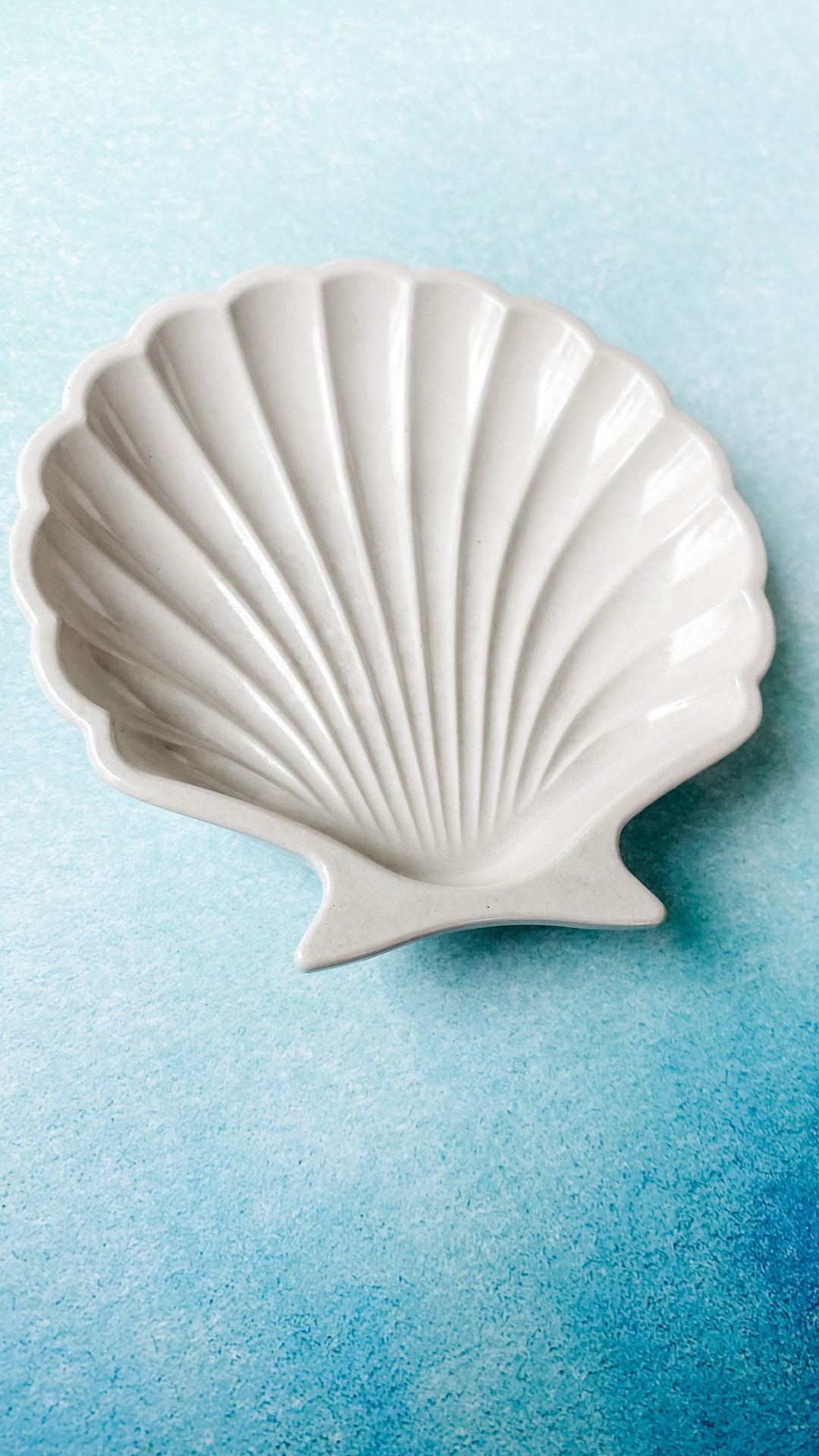 Seashell Jewelry Dish | Jewelry Storage | Concrete Jewelry Dish | Gift ...