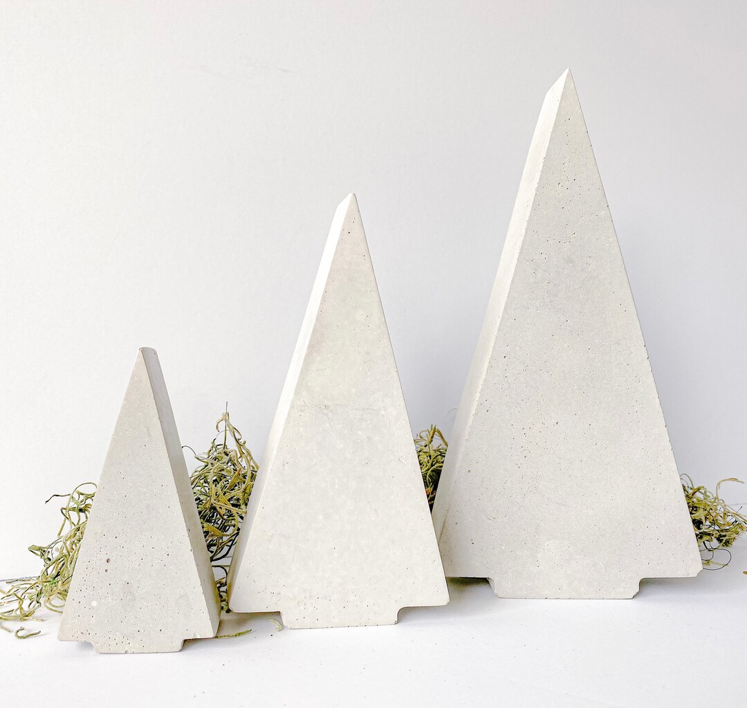 Christmas Trees | Concrete Christmas Tree | Christmas Decor | Holiday ...